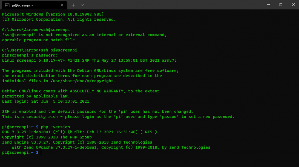 TIP Install CURL On RAspberry Pi Call To Undefined Function Curl 