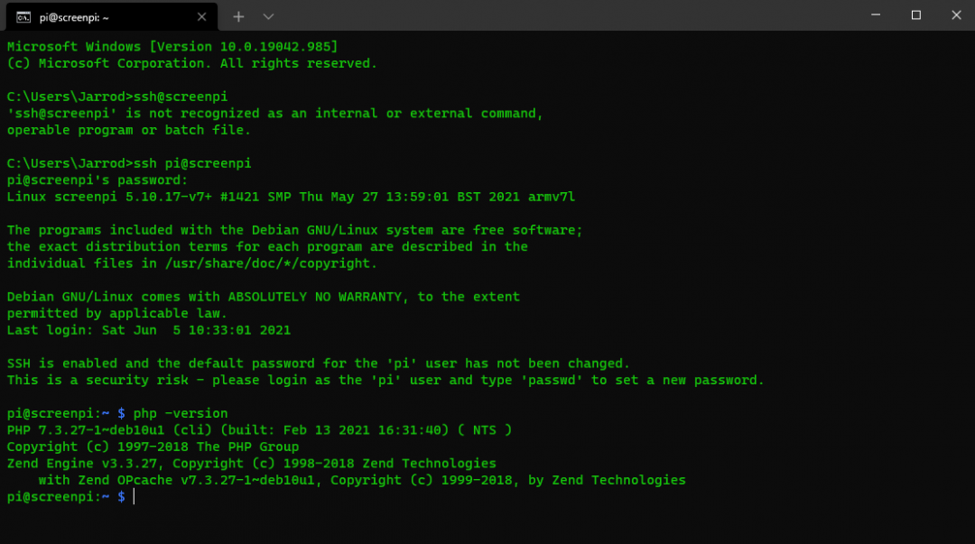 Tip Install Curl On Raspberry Pi Call To Undefined Function Curl Setopt Jarrod S Tech
