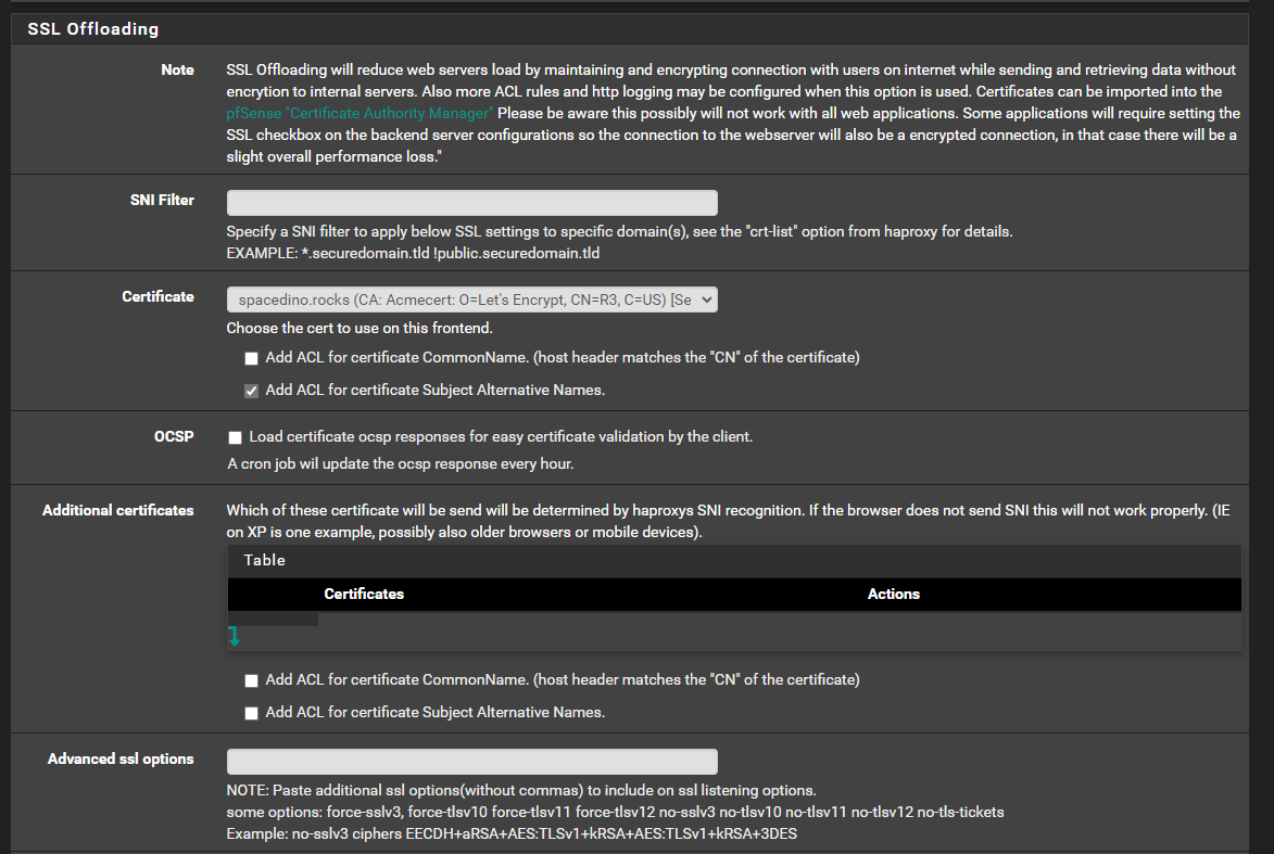 How-to: Pfsense & Haproxy setup with acme certificate and CloudFlare dns api - Jarrod's Tech