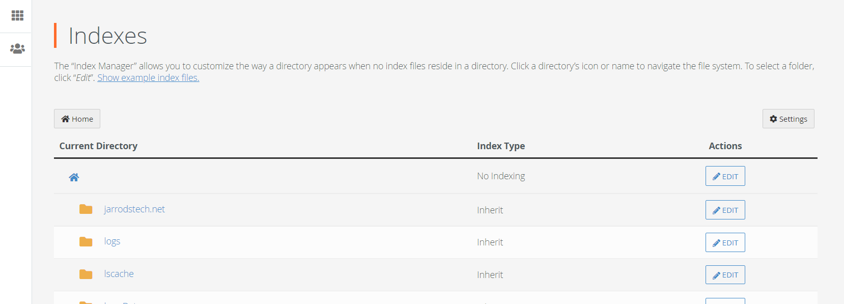 Tip Disable Indexing On Lightspeed Web Server And Cpanel Hosting Jarrods Tech